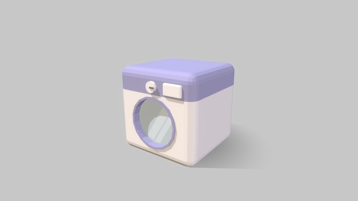 ArtStation - Washing Machine | Cute Series