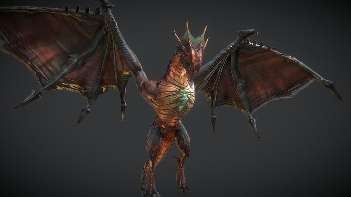 ArtStation - Rust Dragon