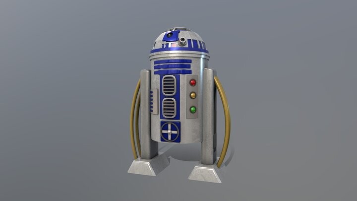 ArtStation - R2D2 3D Model