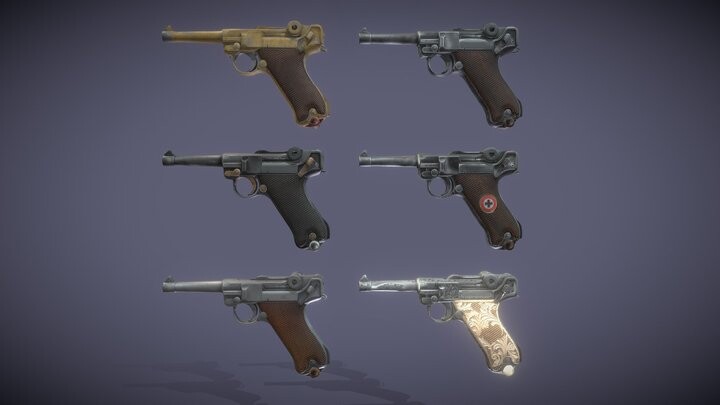 ArtStation - Axis Gun (WWII Weapons)