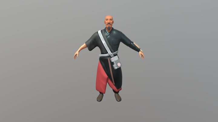 ArtStation - Stylized Space Monk Inspired by Star Wars Rogue One