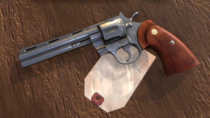 ArtStation - Colt Python 357 Magnum