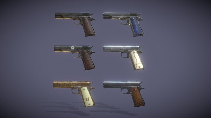 ArtStation - Allies Gun 1 (WWII Weapons)