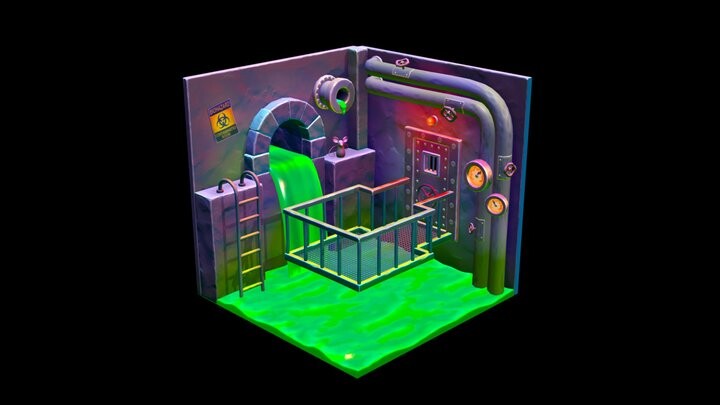 ArtStation - Toxic Room