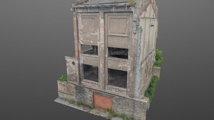 ArtStation - Industrial house ruin