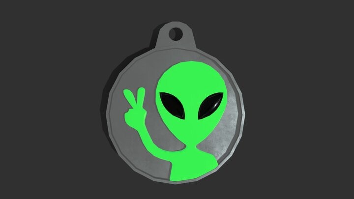 ArtStation - Alien Keyring