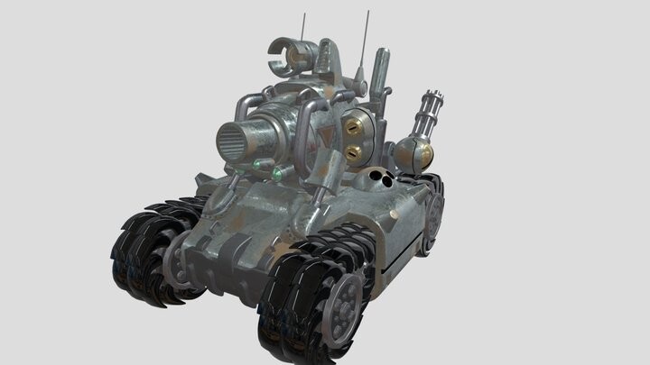 ArtStation - Tanque Metal Slug SV-001