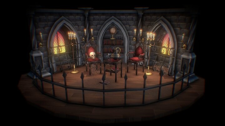 ArtStation - Vampire's Room