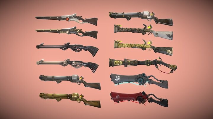 ArtStation - Fantasy Rifles