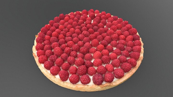 ArtStation - Raspberry cream cake