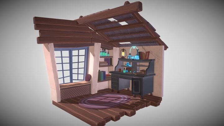 ArtStation - Stylised Room