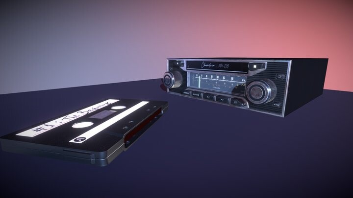 ArtStation - Car radio