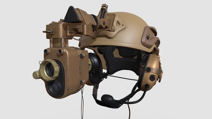 ArtStation - HELMET NIGHT VISION