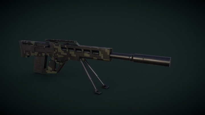 ArtStation - skw 338 Bullpup