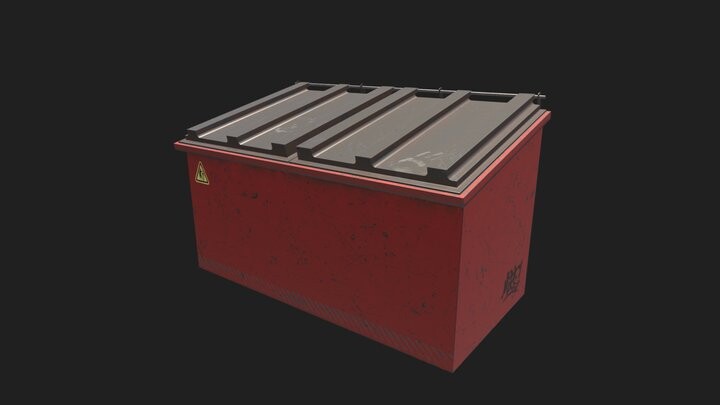 ArtStation - Big Trash Container