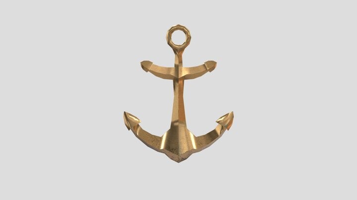ArtStation - Gold Anchor 3D Model (2022)