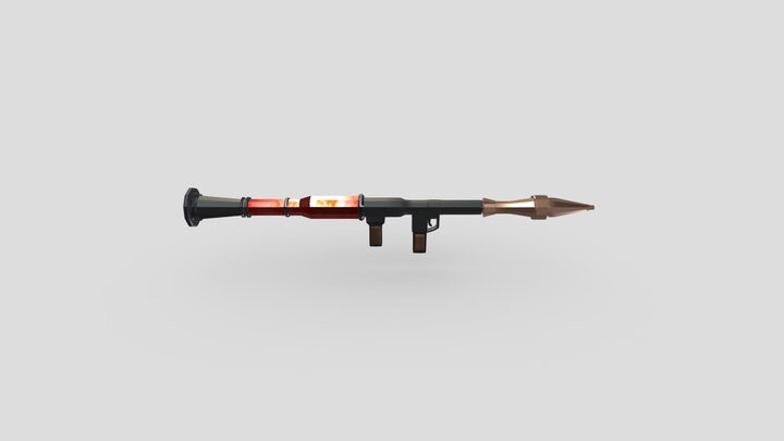 ArtStation - Rocket_Launcher_Model_Textured