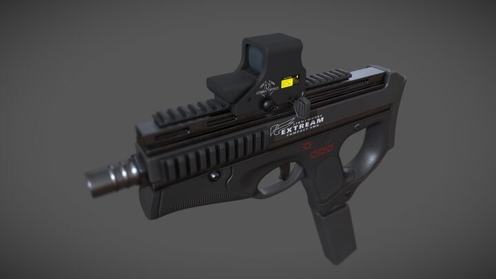ArtStation - LightWork’s Compact SMG