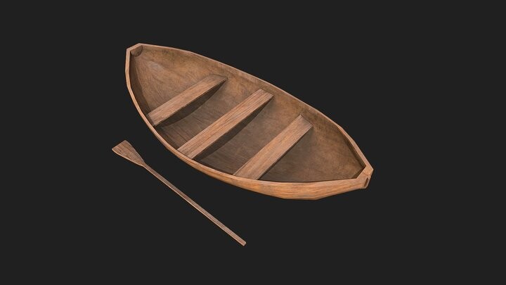 ArtStation - Realistic Simple Boat