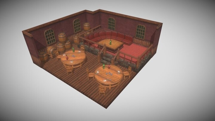 ArtStation - Tavern modeling and texturing