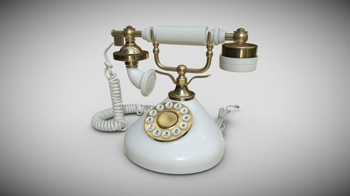 ArtStation - Vintage Phone