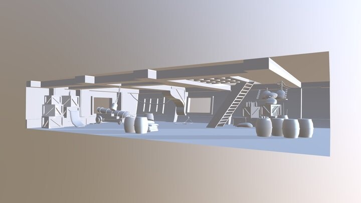 ArtStation - Inside Ship