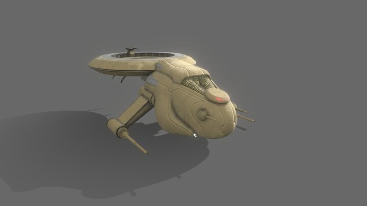 ArtStation - Mechanized Assault Flyer Gunship