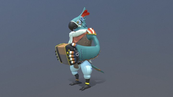 ArtStation - Character: Kass (Legend of Zelda Breath of the Wild)