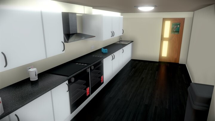 ArtStation - My Student Accommodation Kitchen