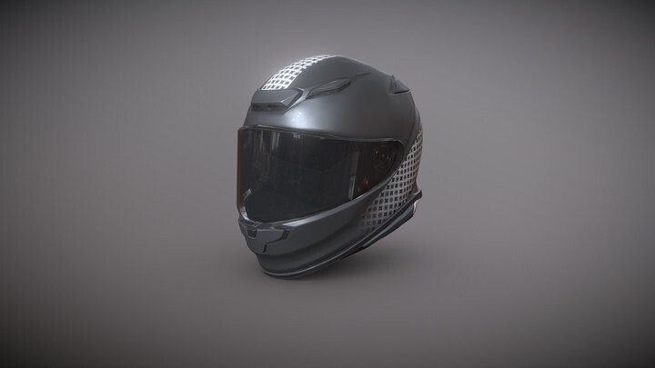 ArtStation - Fancy Motorcycle Helmet