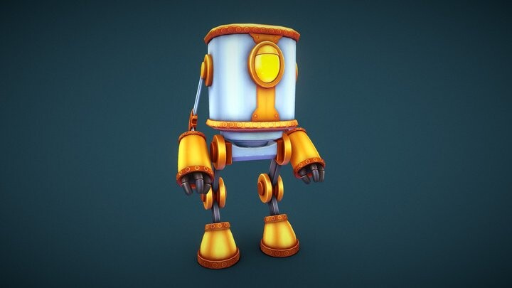 ArtStation - Stylized Robot Character