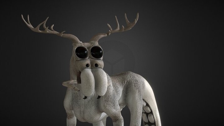 ArtStation - The Orge-Faced Stag
