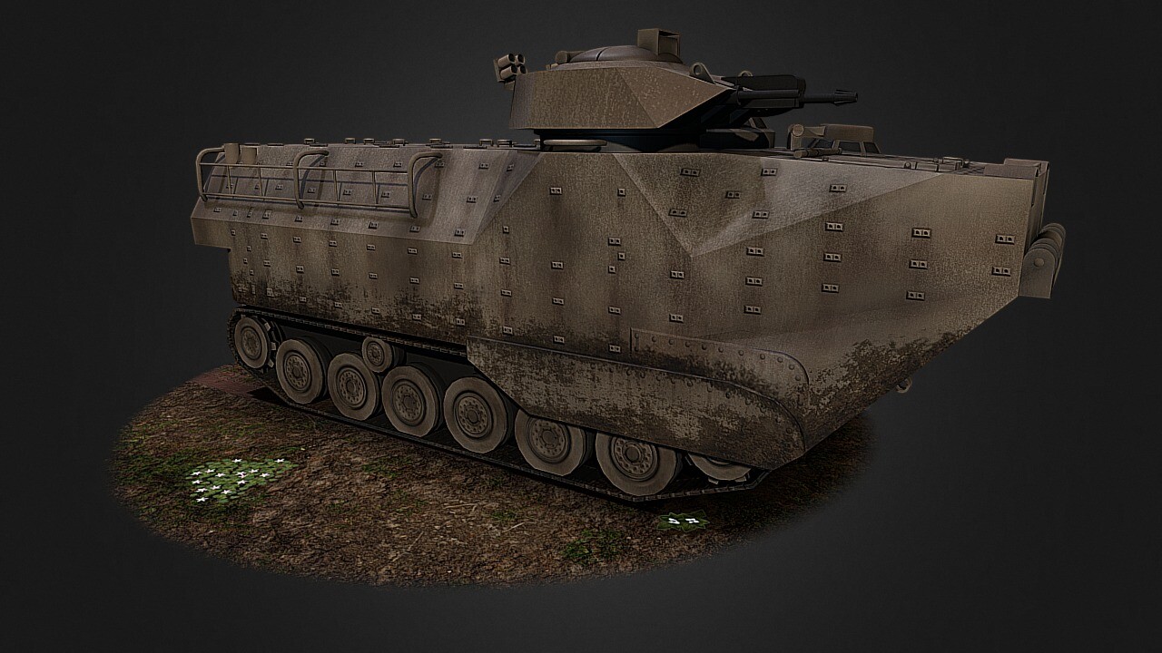 ArtStation - AAV Low Poly Sketchfab