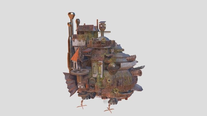 ArtStation - Howl's Moving Castle (Hayao Miyazaki, 2004)