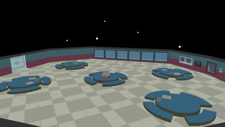 ArtStation - Among Us Cafeteria Map