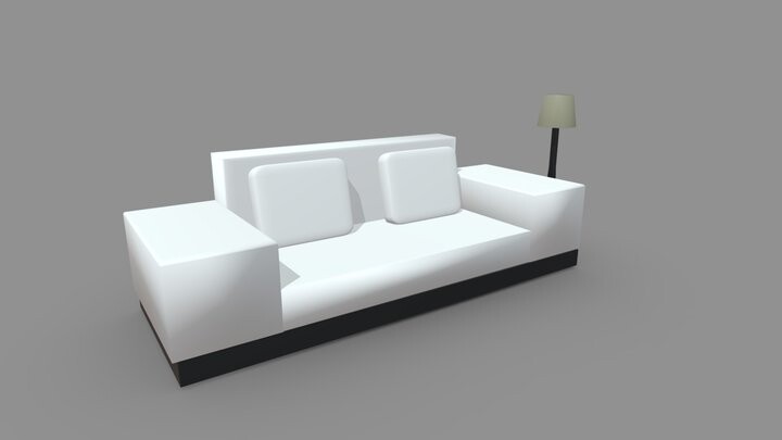 ArtStation - simple sofa