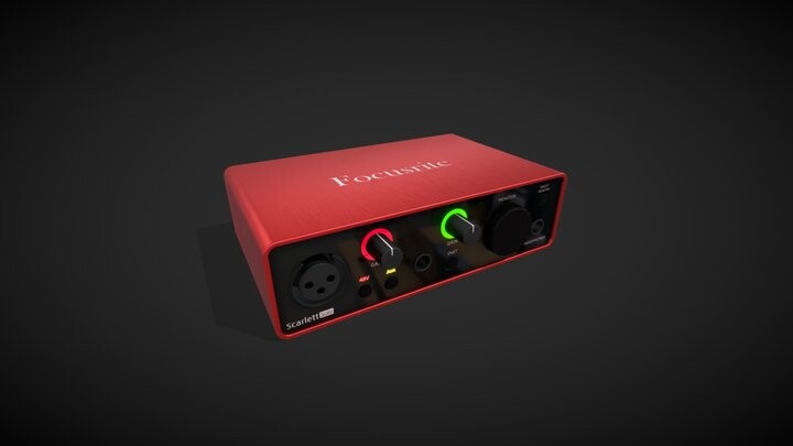 ArtStation - Focusrite 3D Model
