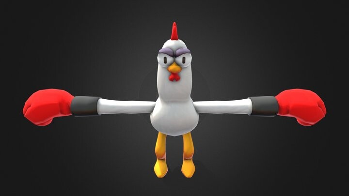 ArtStation - Cartoony Chicken