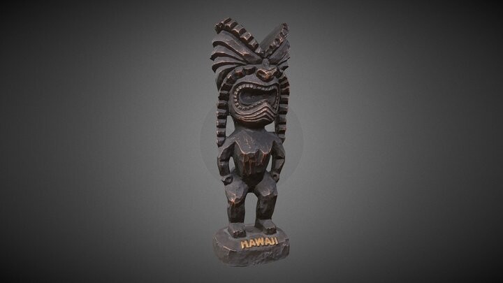 Jacob Tyner - "Kū" Tiki Statue
