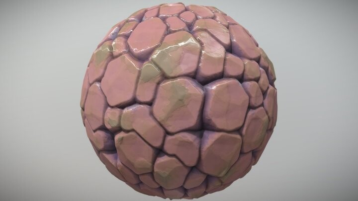 ArtStation - Material Ground/Rocks/Dirt Stylized