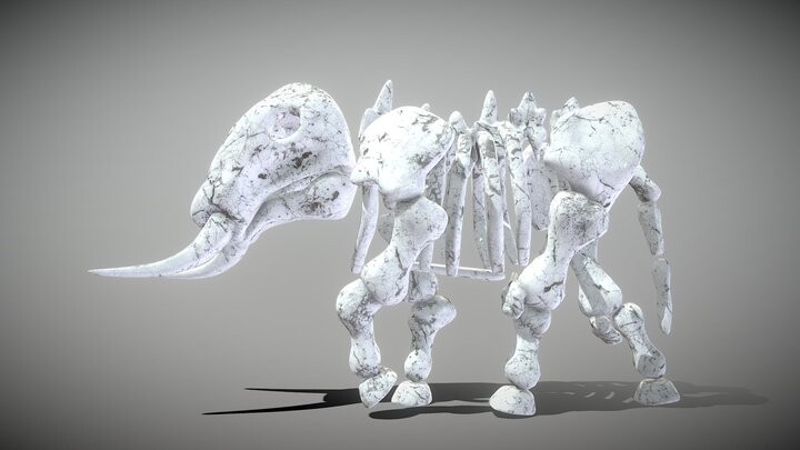 ArtStation - Elephant Skeleton - Downloadable