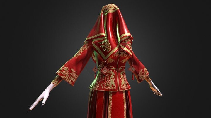 ArtStation - Halloween_Chinese Ghost Bride