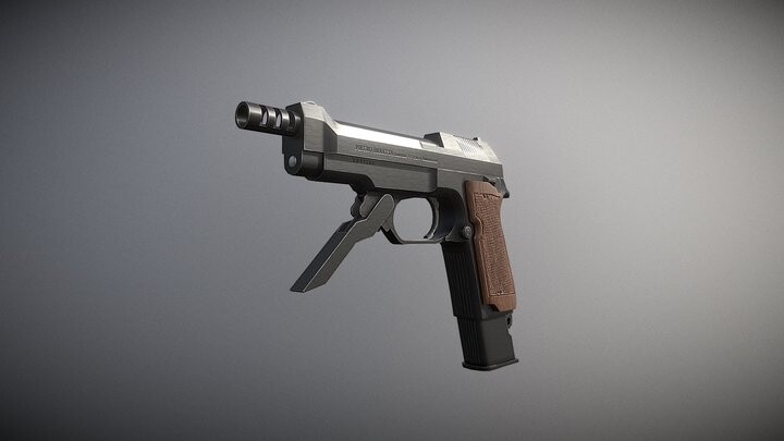 ArtStation - Beretta 93R (Raffica) Machine Pistol