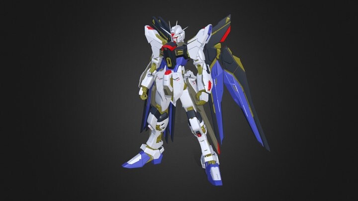 ArtStation - Strike Freedom Gundam