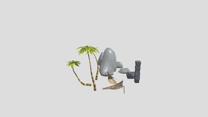 ArtStation - Island prop Pack