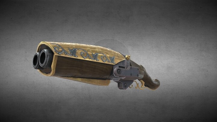 PFM 3D - Aetherpunk Double Barreled Shotgun