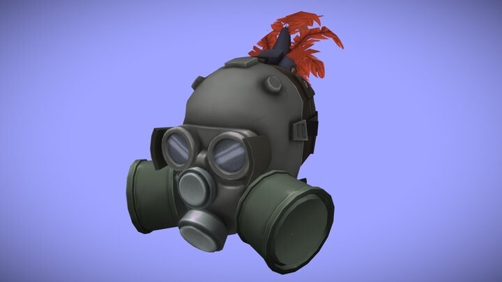 ArtStation - Gasmask Low poly
