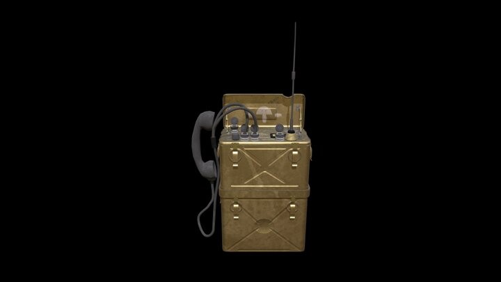 ArtStation - SCR-300 Radio Game Asset