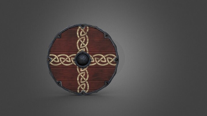 ArtStation - Stylized Viking Shield