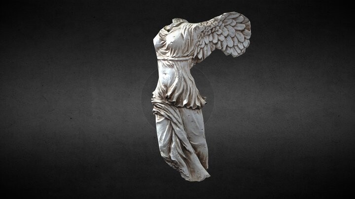 ArtStation - Greek goddess Nike Bust